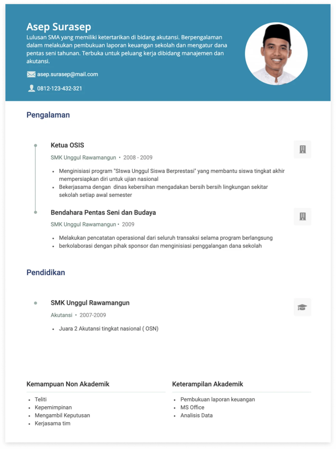 Cara Membuat CV untuk Lulusan SMA - Gethired